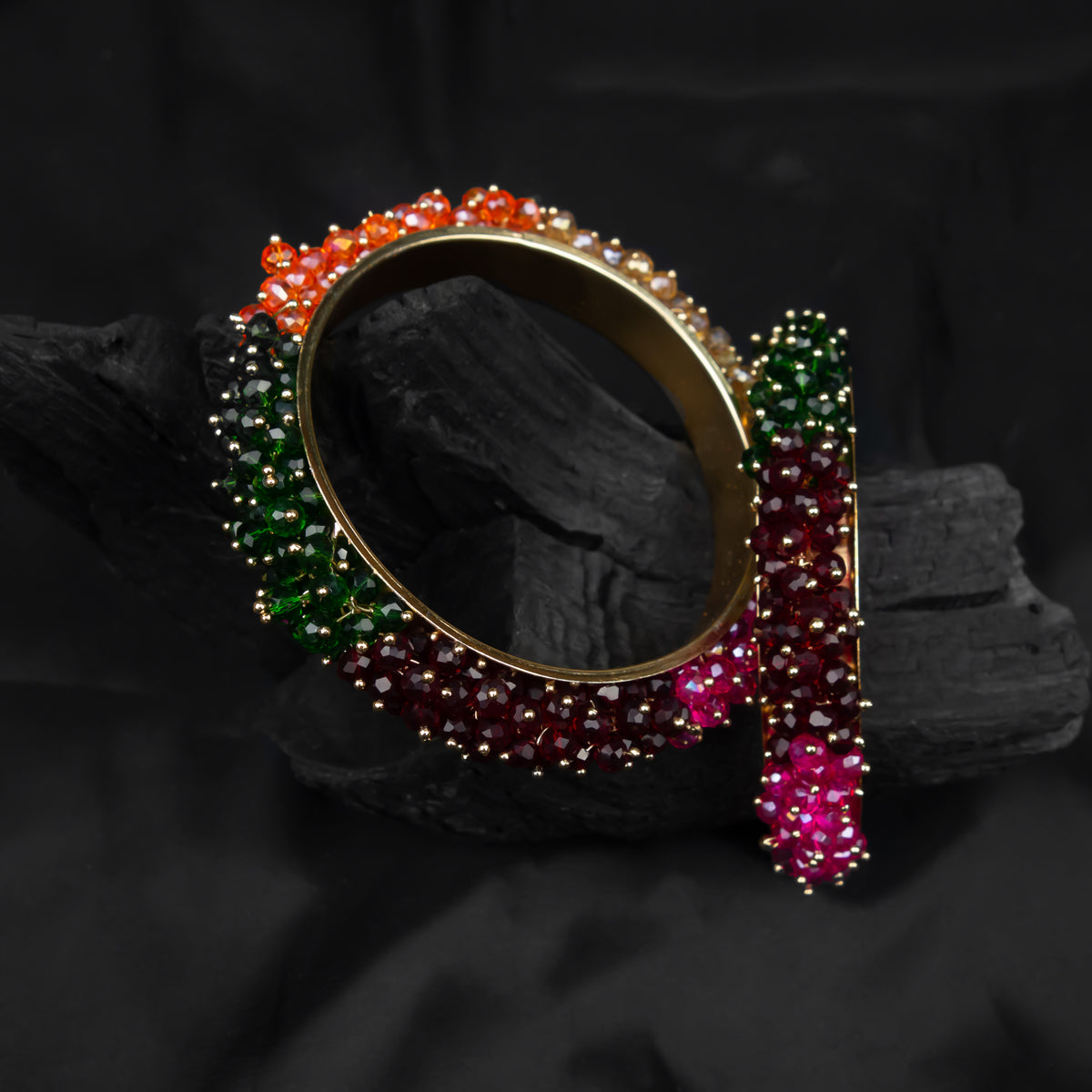 Buy Multi color Moti Bangles D294 Online in Pakistan | Dukhter